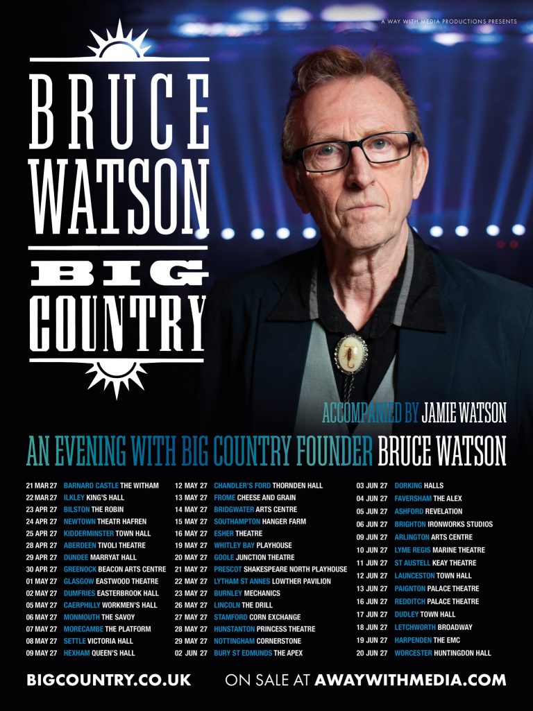 Bruce Watson Tour Announced – Official Website of Big Country